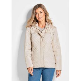 GOLDNER Elegante Outdoor-Jacke in stein | Gr.: 48