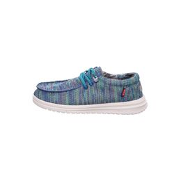 Fusion Mokassins Schn&uuml;rschuhe in Blau | Gr.: 39
