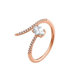Steel_Art Fingerring Aimy rose goldfarben in rosegoldfarben | Gr.: 50