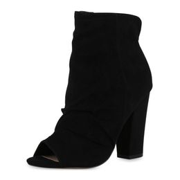 VAN HILL Peeptoes Allison in Schwarz | Gr.: 40