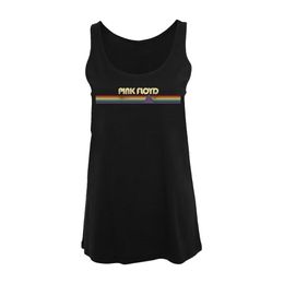 F4NT4STIC Damen Tanktop Pink Floyd Prism Retro Stripes in schwarz | Gr.: 3XL