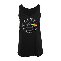F4NT4STIC Damen Tanktop Pink Floyd Prism Circle Logo in schwarz | Gr.: 3XL
