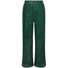 Ulla Popken Schlupfhose in dunkelgrün | Gr.: 50-52
