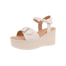 Ital-Design Sandale & Sandalette in Beige | Gr.: 38