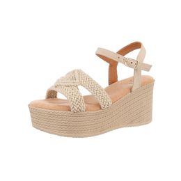 Ital-Design Sandale & Sandalette in Hellbraun | Gr.: 41