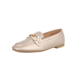 Ital-Design Halbschuh in Gold | Gr.: 38