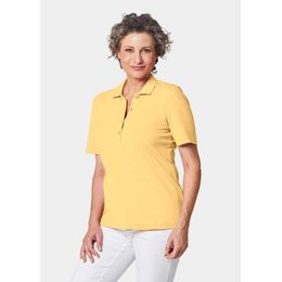 GOLDNER Kurzgr&ouml;&szlig;e: Poloshirt in hochwertiger Pikee-Qualit&auml;t in margerite | Gr.: 21