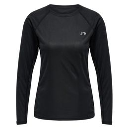 Newline T-Shirt Raglan&auml;rmel Women Core Damen in BLACK | Gr.: XL