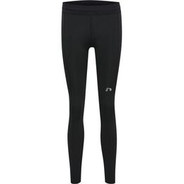 Newline Verstellbare Taille Leggings Reflektierend Logo Women Core Damen in BLACK | Gr.: M