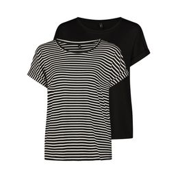 Only T-Shirt MOSTER 2er Pack in Schwarz | Gr.: L
