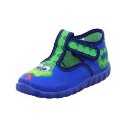 Fischer Markenschuh Hausschuh in blau | Gr.: 21