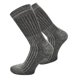 Normani 6 Paar Jeanssocken mit Frotteesohle in Grau | Gr.: 35-38