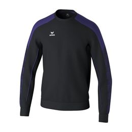 Erima Kinder Sweatshirt in schwarz/ultra violet | Gr.: 116