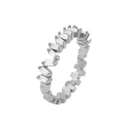 Steel_Art Fingerring f&uuml;r Frauen Esme silberfarben in silberfarben poliert | Gr.: 54
