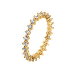 Steel_Art Fingerring f&uuml;r Frauen Hallie goldfarben in goldfarben | Gr.: 56