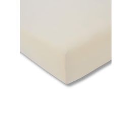 Estella Spannbetttuch Jersey-Stretch in leinen | Gr.: 200 x 200 cm