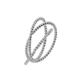 Steel_Art 3-in-1 Ring f&uuml;r Frauen Megan silberfarben in silberfarben poliert | Gr.: 54