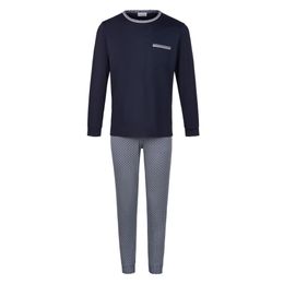 R&ouml;sch R&ouml;sch Schlafanzug Basic in Minimal Blue | Gr.: 54
