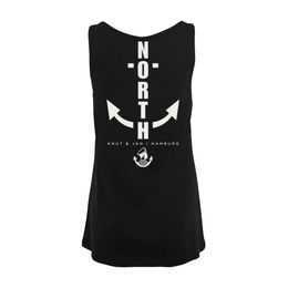 F4NT4STIC Tanktop North Anchor Knut & Jan Hamburg in schwarz | Gr.: 3XL