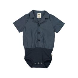 m&uuml;sli Polo-Kurzarmbody in Chambray | Gr.: 98