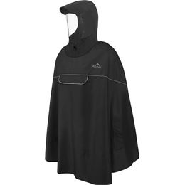 Normani Outdoor Sports Regenponcho Sohra in Schwarz | Gr.: 3XL