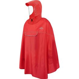 Normani Outdoor Sports Regenponcho Sohra in Rot | Gr.: L/XL