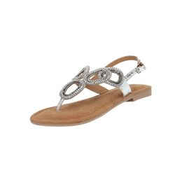 Lazamani Sandalen in Silber | Gr.: 37