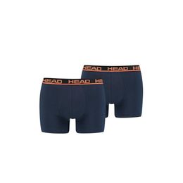 Head Boxershort 2er Pack in Dunkelblau/Orange | Gr.: S