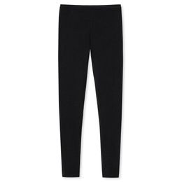 Schiesser Leggings Luxury in Schwarz | Gr.: 42