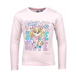 Langarmshirt PAW PATROL mit Glitzer Skye in Rosa | Gr.: 116