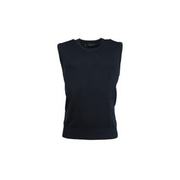 M&auml;rz M&auml;rz Pullunder V-Ausschnitt Superwash Classic Fit in Navy | Gr.: 48