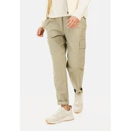 Camel Active Loose Fit Hose aus Leinenmix in Dunkles Stroh | Gr.: W27/L30