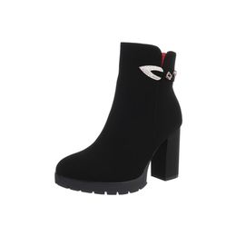 Ital-Design Stiefelette in Schwarz | Gr.: 38