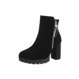Ital-Design Stiefelette in Schwarz | Gr.: 38