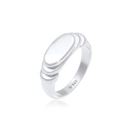 Elli Ring 925 Sterling Silber Siegelring in Silber | Gr.: 54