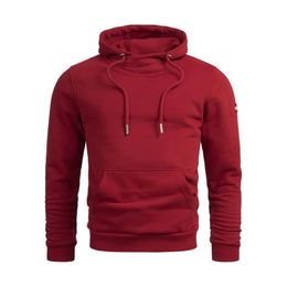 Alessandro Salvarini Hoodie AS-295 in Bordeaux | Gr.: 3XL