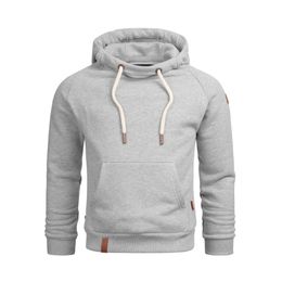 Hoodie Alessandro Salvarini Herren Hoodie AS290 in Hellgrau | Gr.: XL
