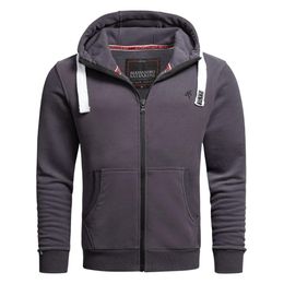 Jacke Alessandro Salvarini Herren Hoodie AS314 in Anthrazit | Gr.: L