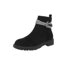 Ital-Design Stiefelette in Schwarz | Gr.: 36
