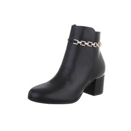 Ital-Design Stiefelette in Schwarz | Gr.: 36