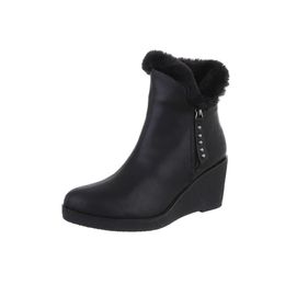Ital-Design Stiefelette in Schwarz | Gr.: 38