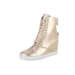 Ital-Design Stiefelette in Gold | Gr.: 41