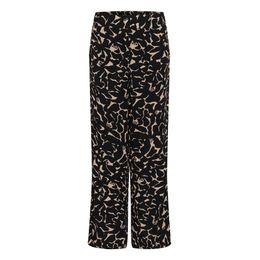 Kaffe Hose BPisabella Regular fit in Nature/Black Flower Print | Gr.: 38