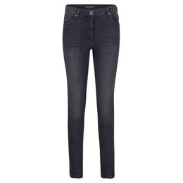 Betty Barclay Basic-Jeans mit Waschung in Dark Grey Used Denim | Gr.: 34