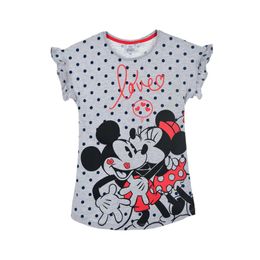 Disney Minnie Mouse Nachthemd Schlafshirt kurzarm in Grau | Gr.: 104
