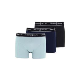 WESTMARK LONDON Retro Short / Pant Atlas in Black / Navy / Blue | Gr.: M