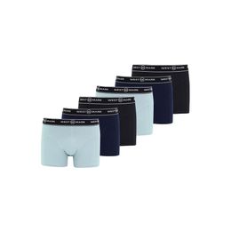 WESTMARK LONDON Retro Short / Pant Atlas in Black / Navy / Blue | Gr.: XXL