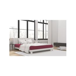 H.G. Hahn-Haustextilien H.G. Hahn Spannbetttuch Primera Mako-Feinjersey in bordeaux | Gr.: 100 x 200