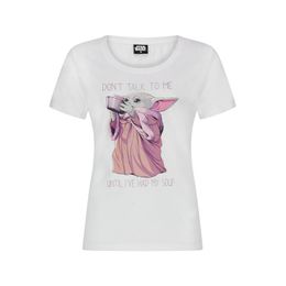 T-Shirt kurzarm Star Wars The Child Yoda in Wei&szlig; | Gr.: L