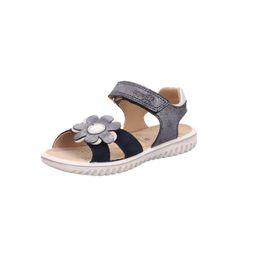 Superfit Leder-Sandalen "Sparkle" in Dunkelblau/ Wei&szlig; | Gr.: 25